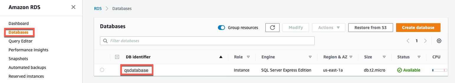 Visualize Data In Amazon Rds For Sql Server Using Amazon Quicksight 
